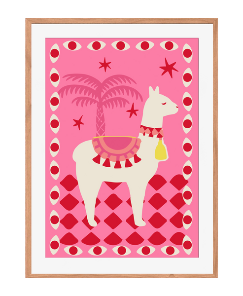Pink llama – Ambar Deco Chile